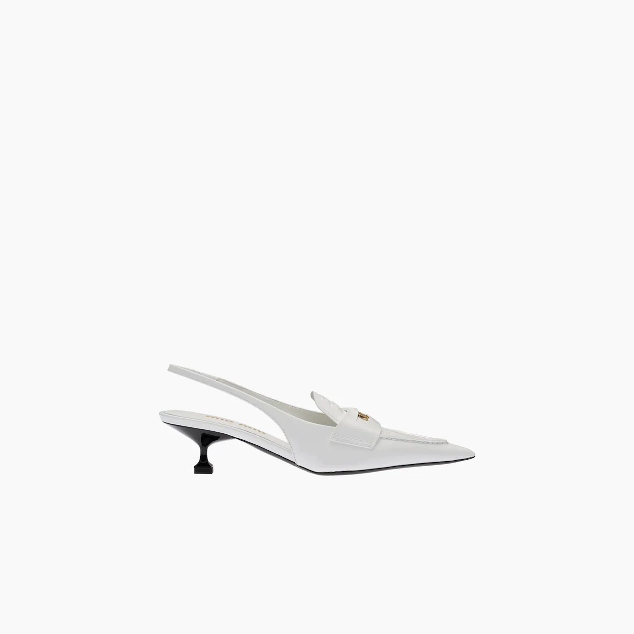 LEATHER LOAFERS HEELS - Helga Design